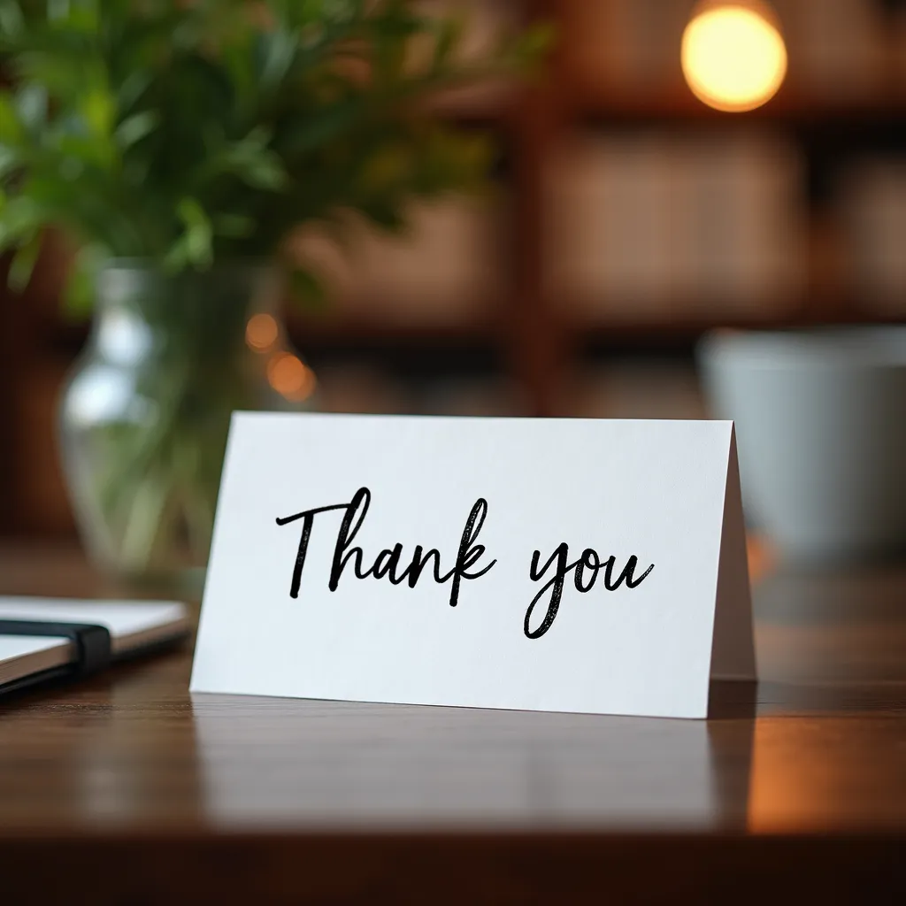 Crafting Meaningful Thank You Notes for Teams